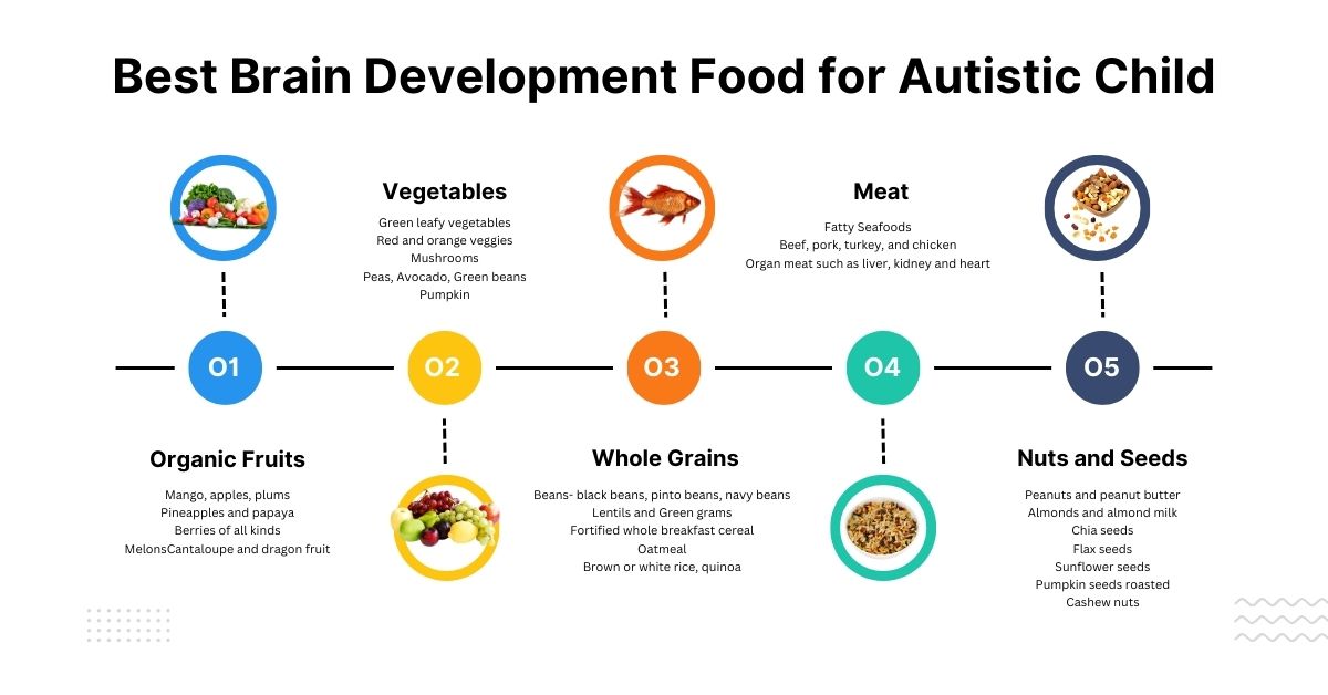 Brain Development Food for Autistic Child [A Guide]